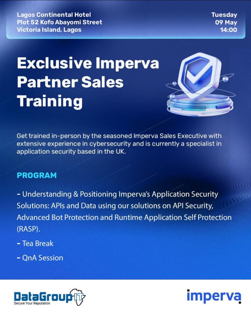 Exclusive Imperva Partner Sales Training - DataGroupIT Exclusive Imperva Partner Sales Training - DataGroupIT